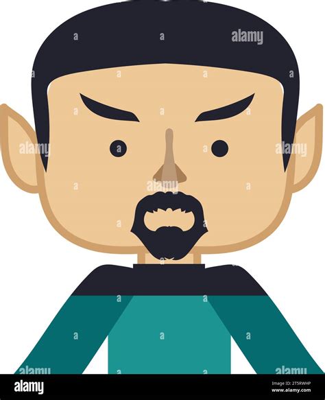 Spock Character Illustration Vector Isolated Stock Vector Image And Art