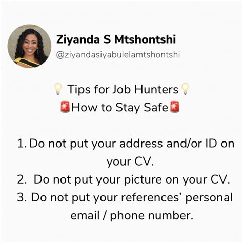 Ziyanda Siyabulela M On Linkedin Jobhuntingtips Jobhunt