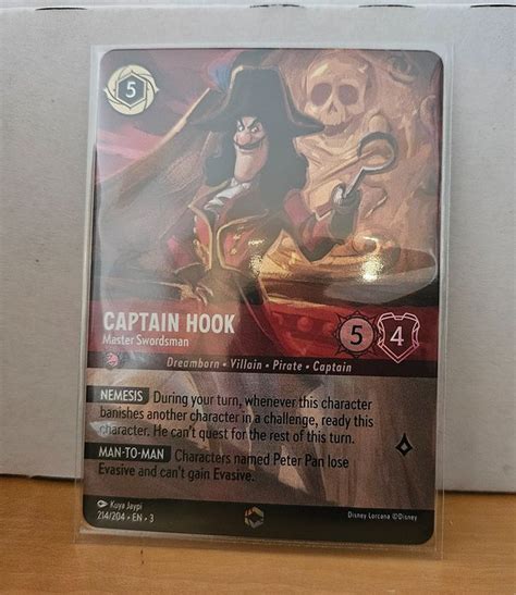 Disney Lorcana Captain Hook Master Swordsman ENCHANTED Kaufen