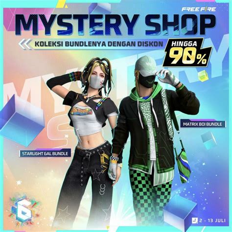 Mystery Shop Free Fire Telah Edisi 6th Anniversary Dibuka Ayo Berburu