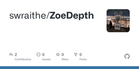 Github Swraithe Zoedepth