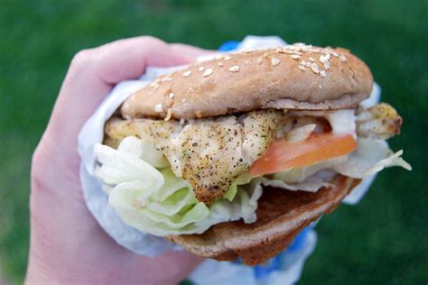 Friday Fast Food Fishtacular— Carls Charbroiled Atlantic Cod Fish