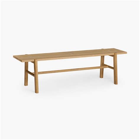 Cohouse Designs Kaja Oak Dining Bench Natural Artesanos Design