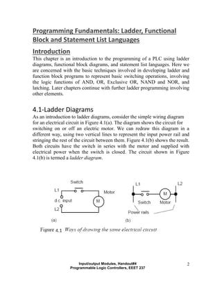 PLC HO Pdf Programming Languages Computing