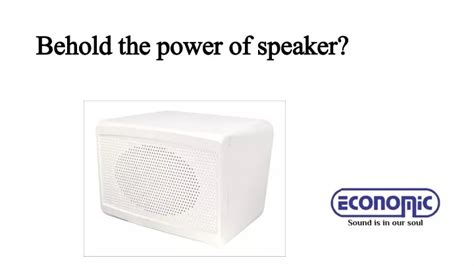 PPT Behold The Power Of Speaker PowerPoint Presentation Free