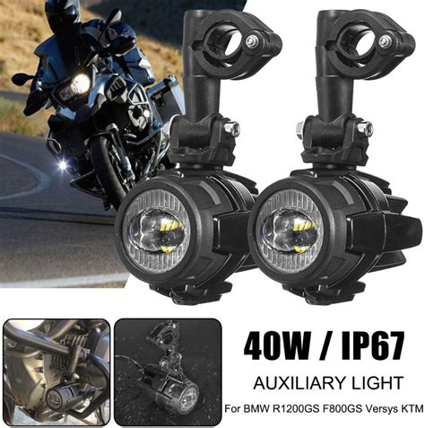 Lampy LED motocyklowe przeciwmgielne 3000lm Przyłęki Kup teraz na