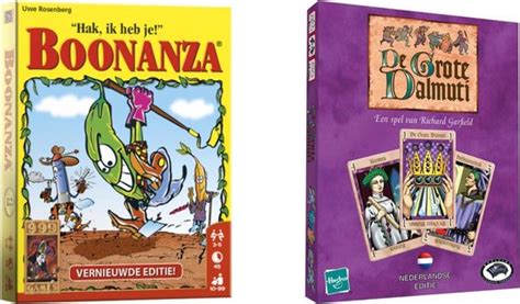 Spellenbundel Kaartspellen 2 Stuks Boonanza De Grote Dalmuti