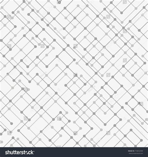 Messy Connected Dots Seamless Background Wallpaper Stock Vector Royalty Free 718652599
