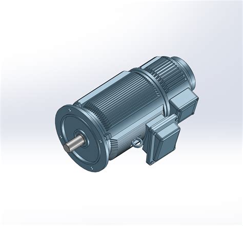 Yzr起重及冶金电机 1410921solidworks 2016模型图纸下载 懒石网