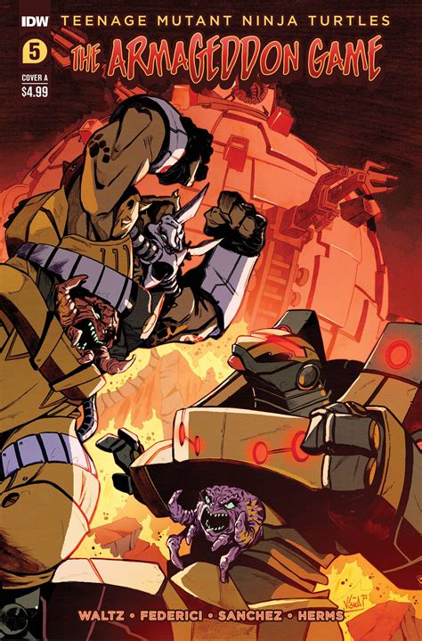 Wednesday Comics Reviews The Tmnt Armageddon Game Half Time Report