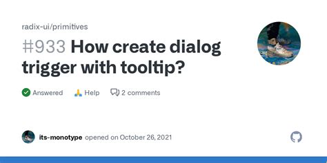 How Create Dialog Trigger With Tooltip · Radix Ui Primitives
