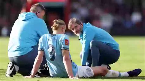 Man City Drop Nightmare Erling Haaland Injury Update After Star Spotted