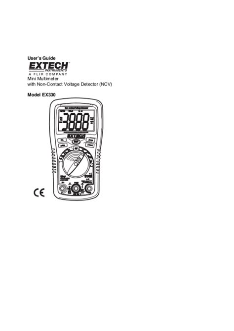 Ex330 Extech Multimeter