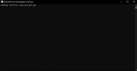 Stuck Loading Fastfile Code Pre Gfx Zm Mp When Launching The Game Plutonium