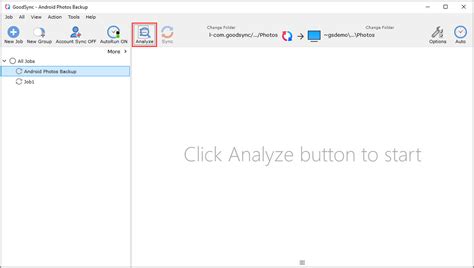 Backup Photos From Android Device Using GoodSync GoodSync