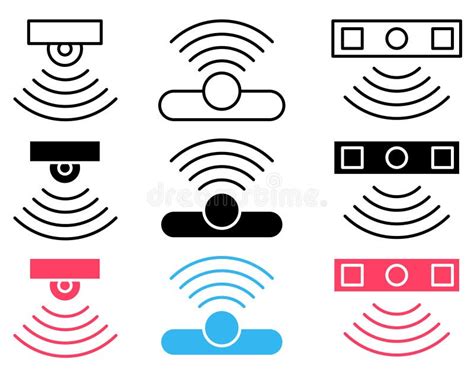 Motion Sensor Icon Vector Stock Vector Illustration Of Home 348102334