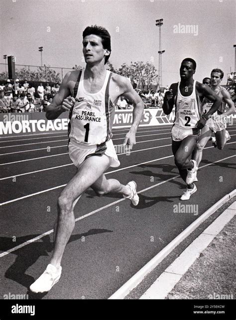 Seb Coe On His Way To Winning The 800 Metres At The Pearl Assurance