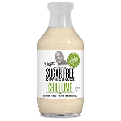 G Hughes Sugar Free Chili Lime Dipping Sauce 17 Oz