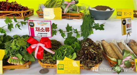 의성군 경상북도 친환경 농산물품평회 채소부문 대상 수상