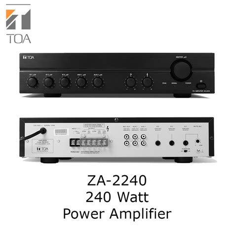 Jual Toa Za Za Power Amplifier V Watt Volt Amply Ampli Shopee Indonesia
