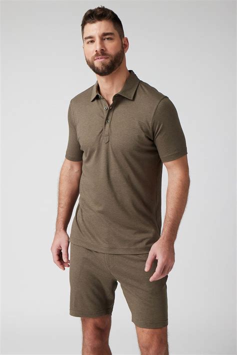Raffi The Sherwood Essential Three Button Polo Rw22206 Army Pure A