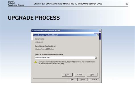 Ppt Upgrading And Migrating To Windows Server 2003 Powerpoint Presentation Id6418529