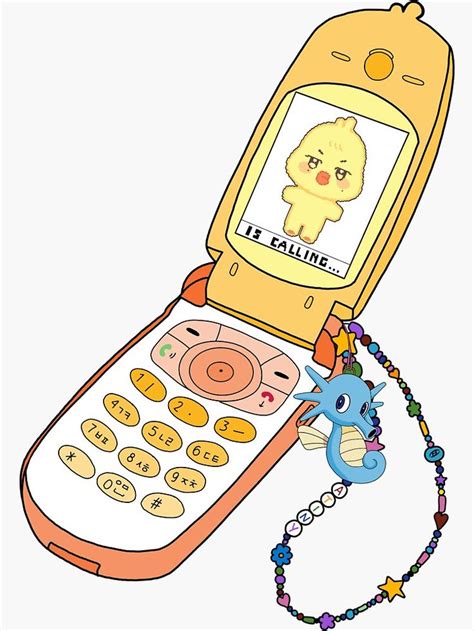Mingi Vintage Phone Sticker Sticker For Sale By Epiphanychiara In