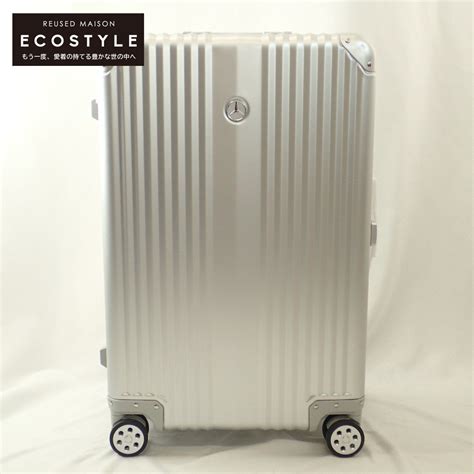 【未使用】【1円新品同様品】mercedes Benz メルセデス・ベンツ Tsaロック付き 4輪スーツケースキャリーバッグ 65l