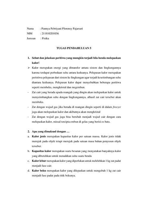Fannya Febriyani Florensy F 2118102010 36 Tp 5 Nama Fannya Febriyani Florensy Fajarsari Nim
