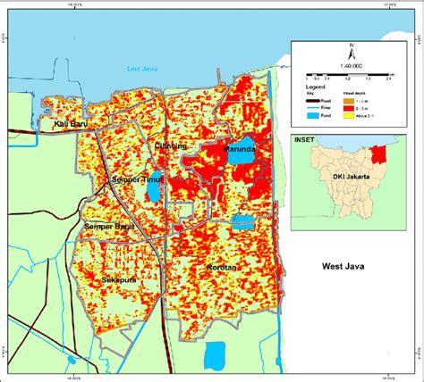 Projected Flood Hazard Map Considering The Sealevel Rise Due To Climate Download Scientific