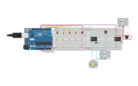 Circuit Design Flores Tinkercad