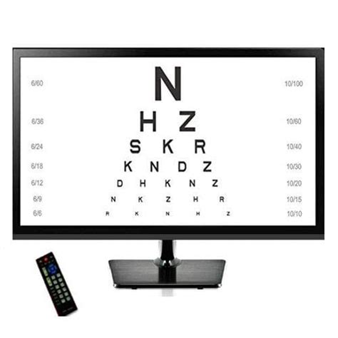 18 Inches Led Digital Visual Acuity Chart Spancare