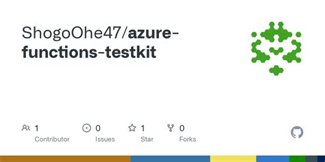 GitHub ShogoOhe47 Azure Functions Testkit