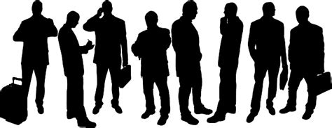 벡터 실루엣 Of Businesspeople 남자에 대한 스톡 벡터 아트 및 기타 이미지 남자 남자 사업가 리더십