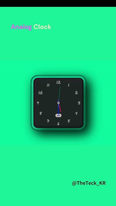 Analog Clock Shortvideo Programming Javascript Htmlcssjavascript