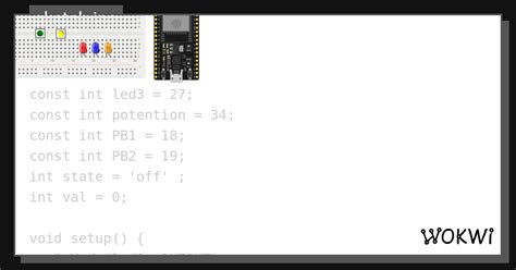Sa Test1 Wokwi ESP32 STM32 Arduino Simulator