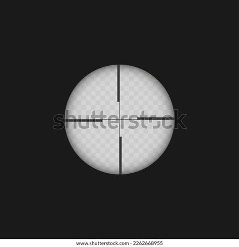 Gun Viewfinder Sniper Hunting Scope On Stock Vector Royalty Free