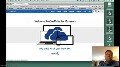 How To Setup Onedrive 1st Time Youtube