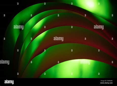 Abstract Curved Shapes In Soft Colors Converging Lines Abstract