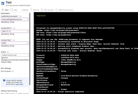 Jira Cloud Disabling Entra ID User Accounts Via Automation And Microsoft Runbook Dave Herrell