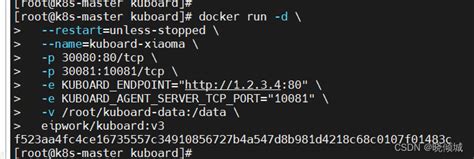 使用docker安装部署kuboard并导入k8s集群kuboard导入集群 Csdn博客