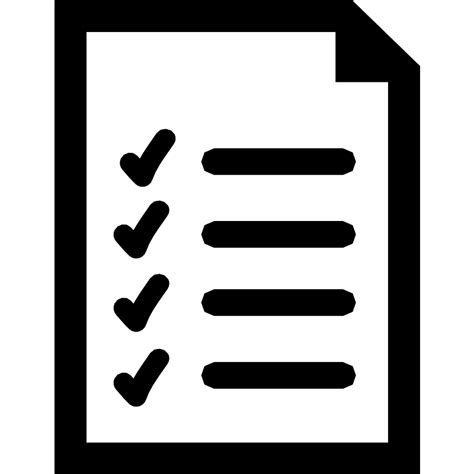 List Document Interface Symbol Vector SVG Icon SVG Repo