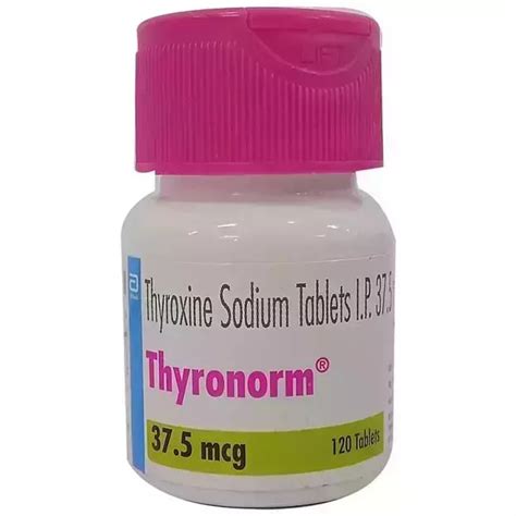 Thyronorm 37 5 Tablet 120 Uses Price Dosage Side Effects