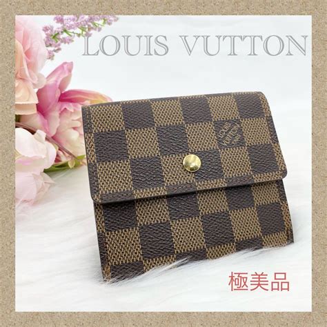 【ざいます】 【極美品】ルイ ヴィトン ダミエ ポルトフォイユ・エリーズ Wホック 財布 いします