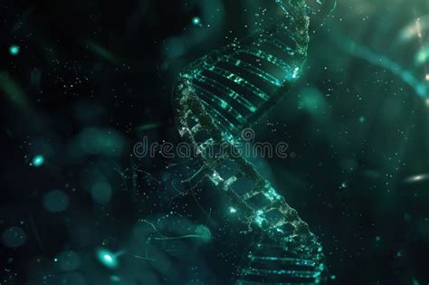 A Stunning Abstract Backdrop Showcases The Intricate Double Helix