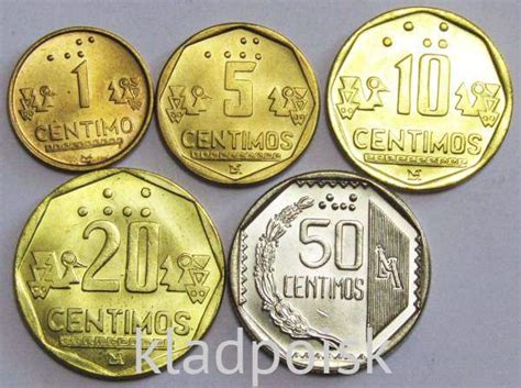 Набор монет Перу, 1991-2000 гг, 5 монет, шрифт Брайля купить в интернет ...