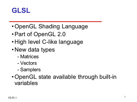opengl shading language ppt video online download