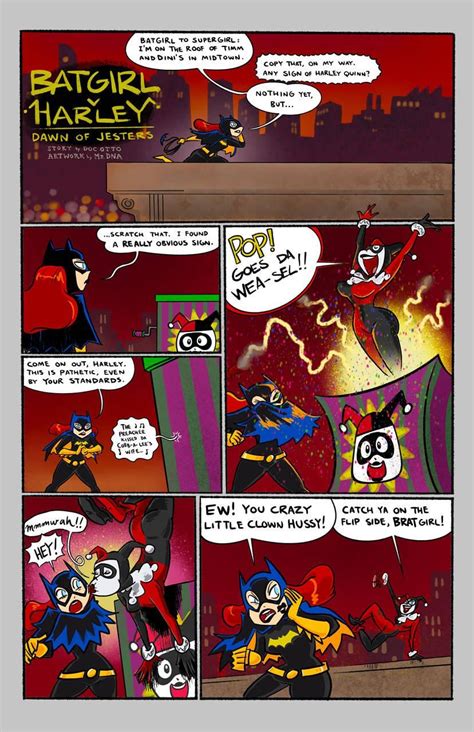 Batgirl V Harley Rdccomicscirclejerk