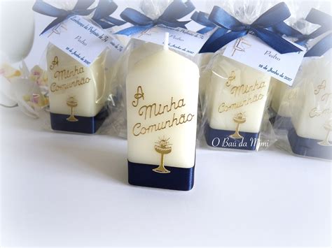 O Baú da Mimi Velas Lembranças de Comunhão