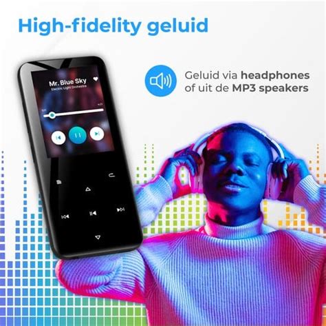 Nuvance MP Speler Met Touchscreen En Bluetooth GB Intern Geheugen Ondersteuning Tot
